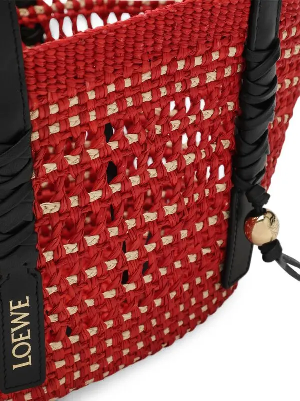 Loewe Braided Raffia Tote - Multicolor