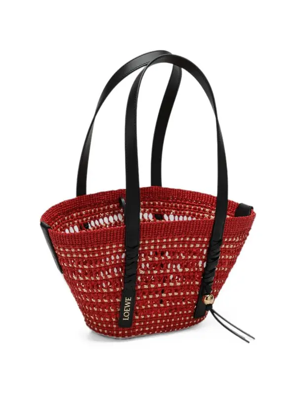 Loewe Braided Raffia Tote - Multicolor
