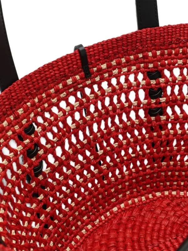 Loewe Braided Raffia Tote - Multicolor