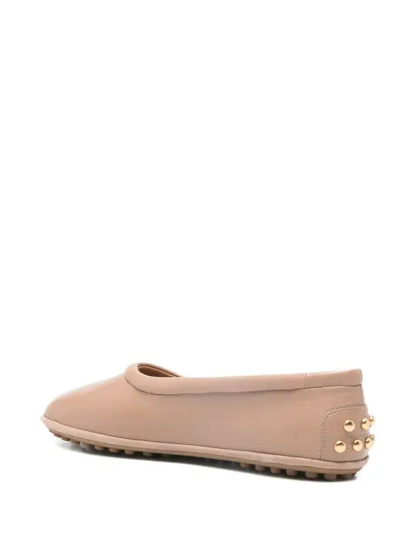 TOD'S Leather Ballerina Flats - Multicolor