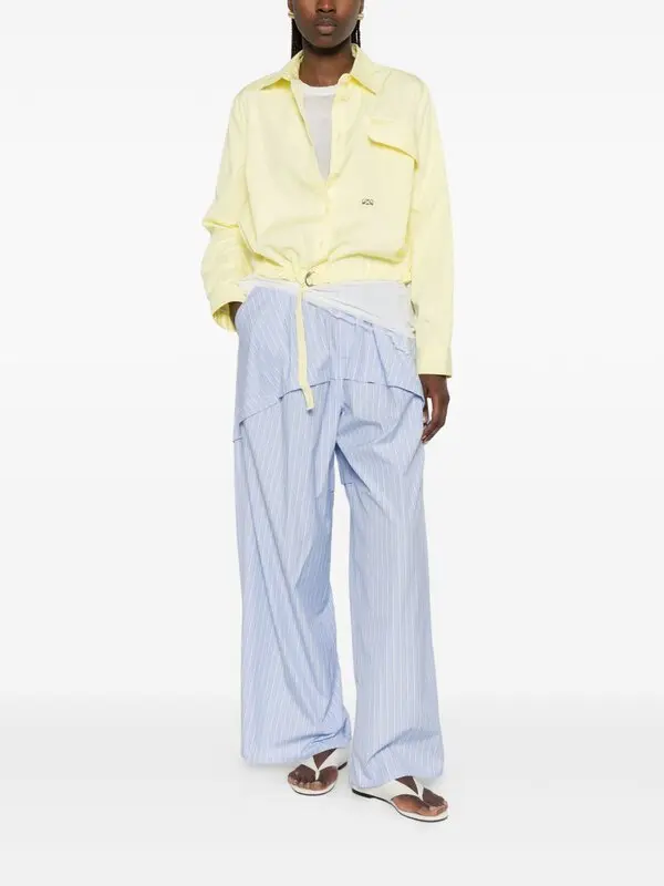 Loewe Cotton Belted Shirt - Multicolor