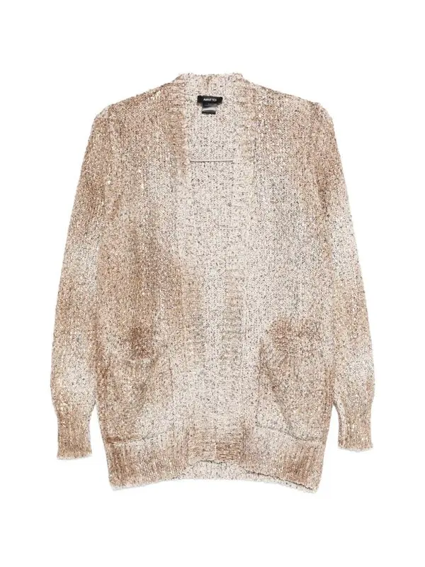 Avant Toi Cotton V-neck Cardigan With Patch Pockets - Multicolor