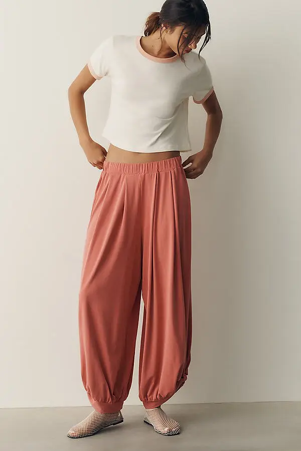 DAILY PRACTICE Twist Bubble Pants - Cedar