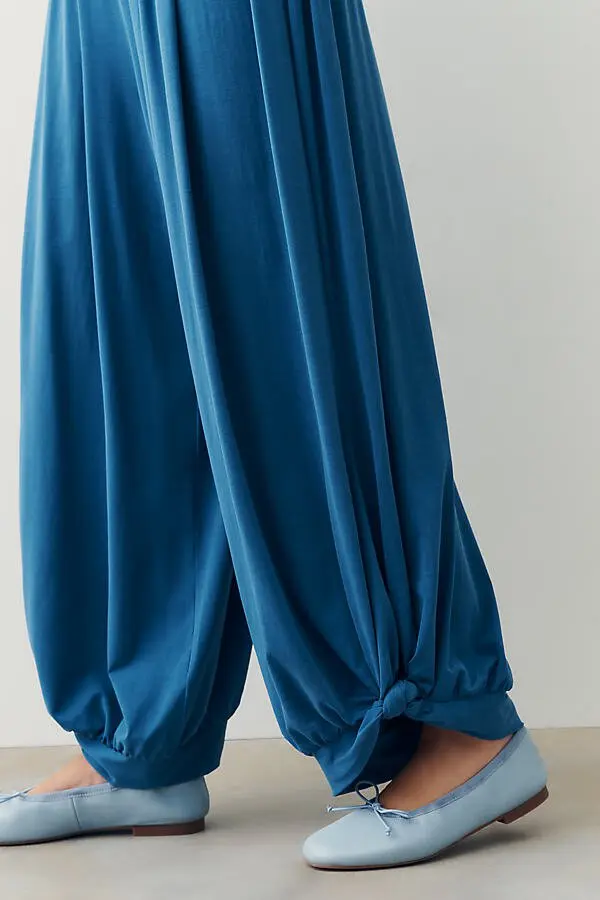 Daily Practice Twist Bubble Pants - Dark Blue