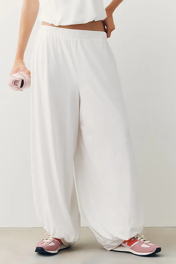 Daily Practice Twist Bubble Pants - Ivory