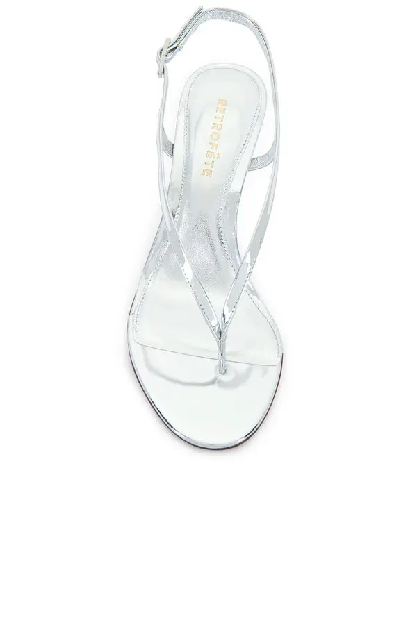 Retrofete Klotilde Metallic Slingback Sandal