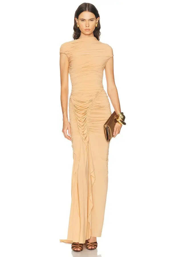 FRANCESCO MURANO Long Draped Dress