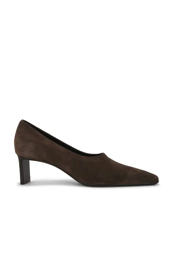 Khaite Cecilia 50 Suede Pump - Sable