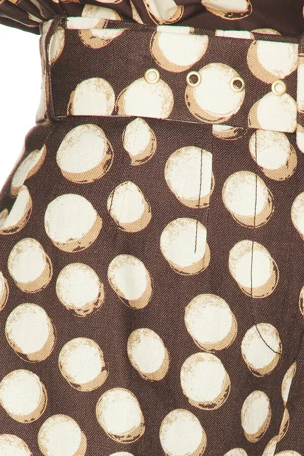 ALEMAIS Paula Corset Short - Chocolate