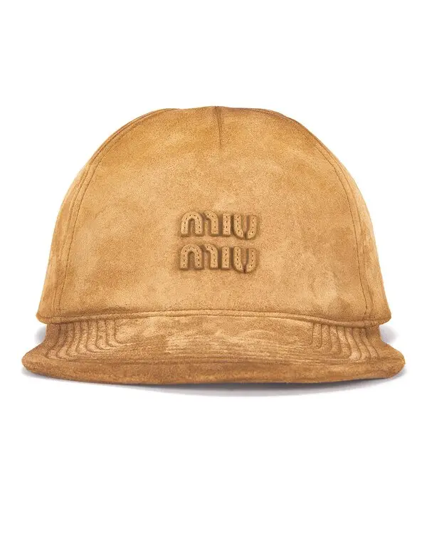 Miu Miu Denim Baseball Cap - Miele