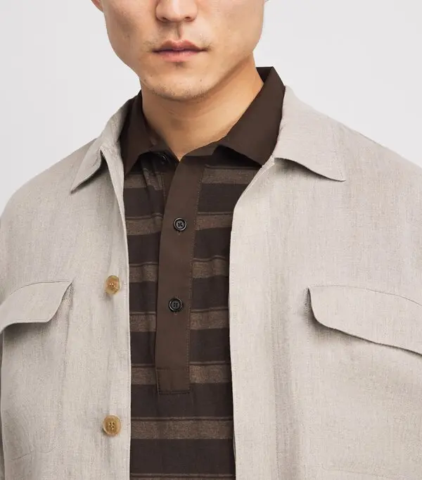Oliver Peoples Organic Cotton Stanfield Polo Shirt