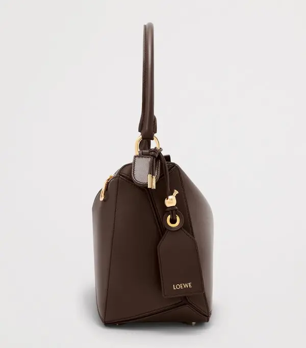 Loewe Medium Leather Puzzle Top-handle Bag
