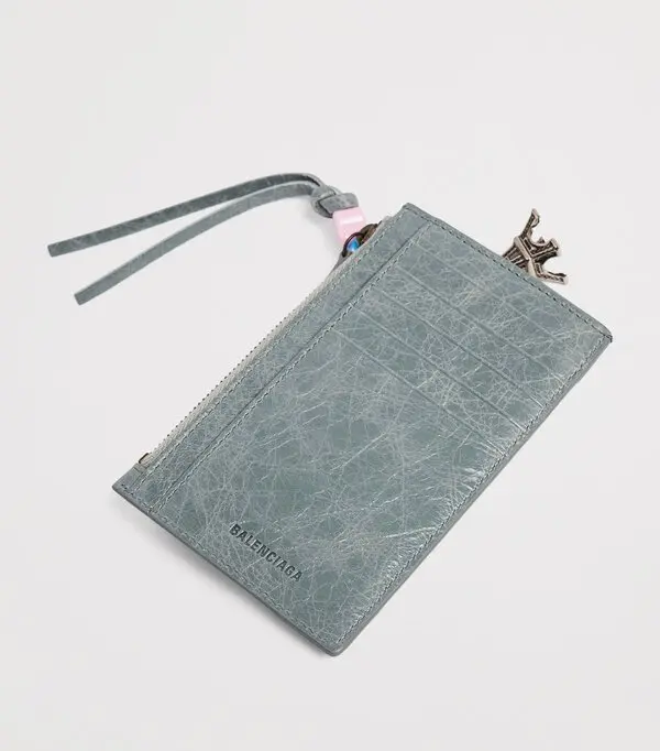 Balenciaga Lambskin Charm Le City Card Holder