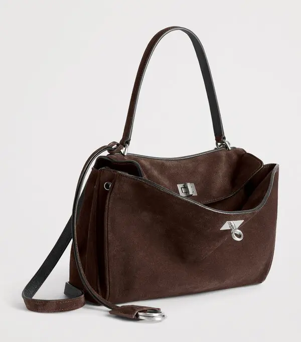 Balenciaga Small Suede Rodeo Top-handle Bag