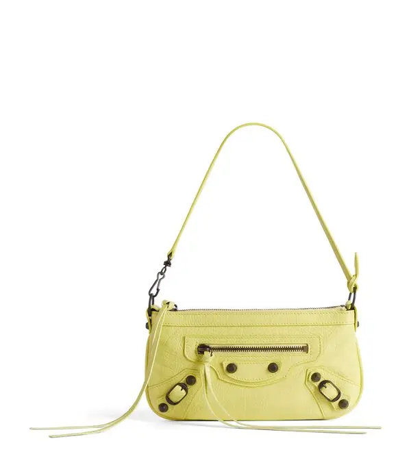 Balenciaga Lambskin Le City Pouch - Yellow