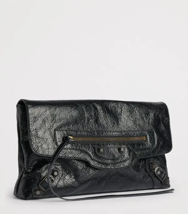 Balenciaga Lambskin Le City Clutch Bag