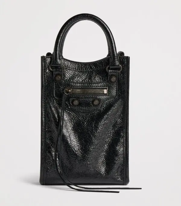 Balenciaga Le City Tote Phone Holder - Black