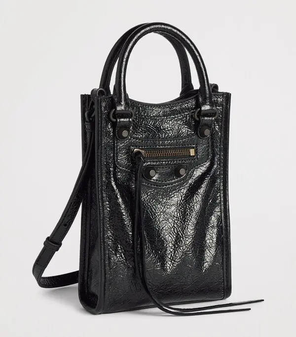 Balenciaga Le City Tote Phone Holder - Black