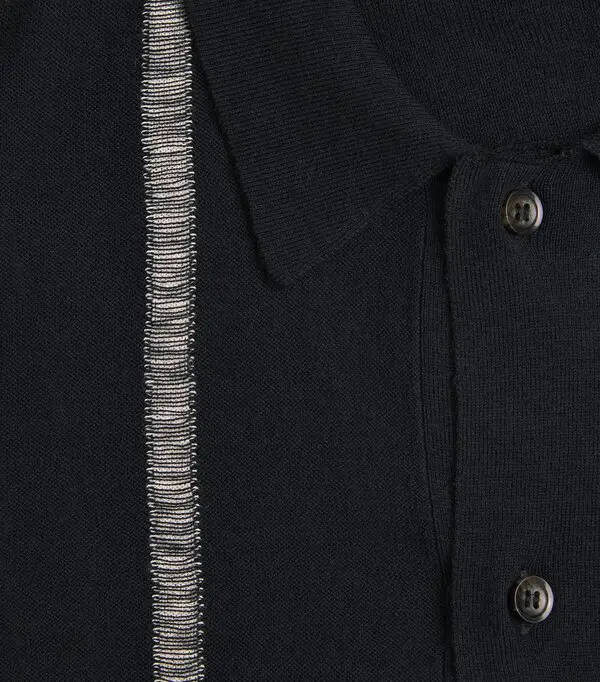 Commas Cotton-cashmere Stripe Cardigan