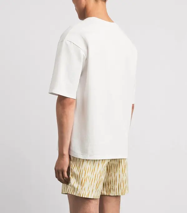 Commas Cotton Embroidered T-shirt