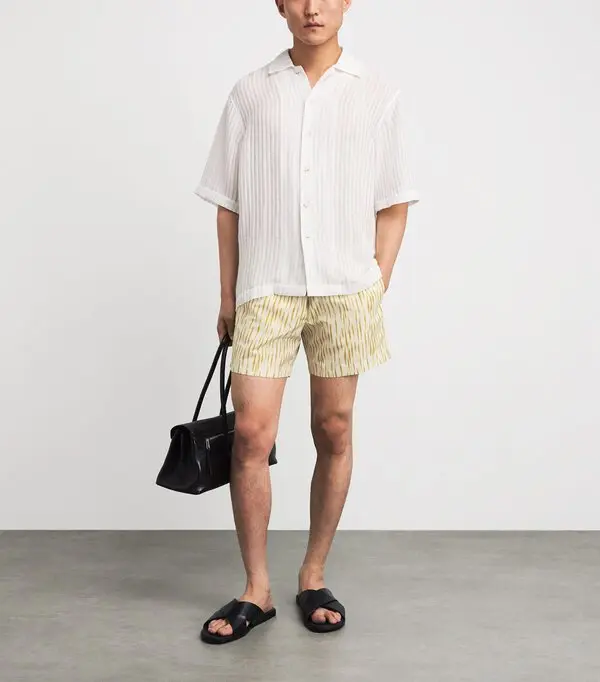 Commas Brushstroke Swim Shorts