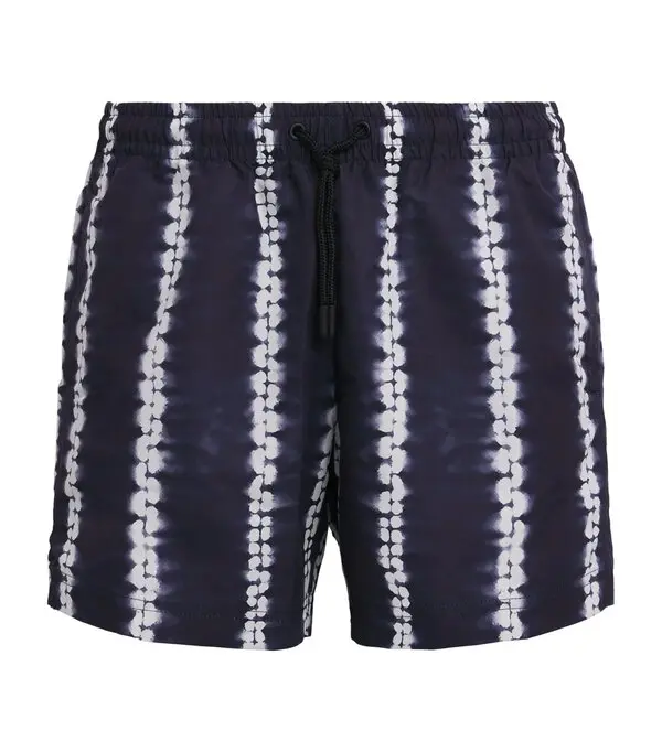 Commas Shibori Stripe Swim Shorts