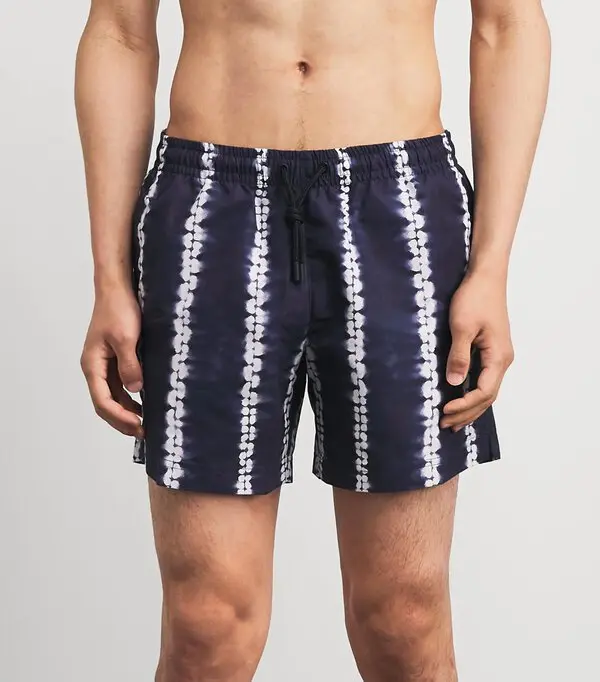 Commas Shibori Stripe Swim Shorts