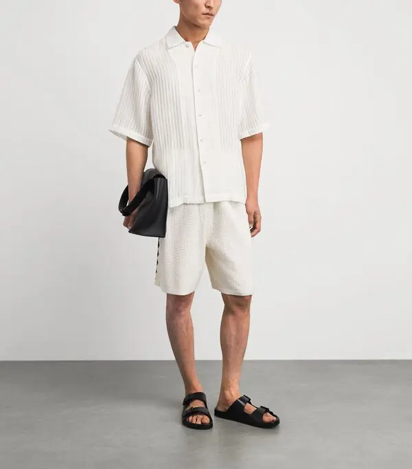 Commas Sheer Short-sleeve Shirt