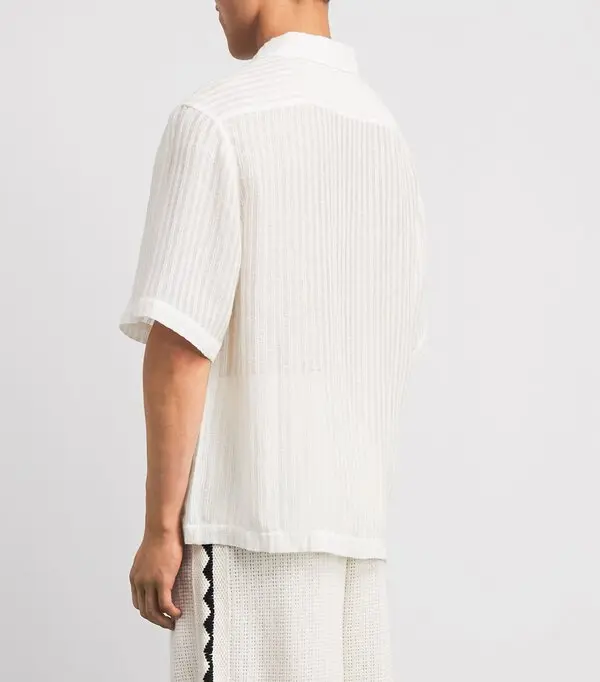 Commas Sheer Short-sleeve Shirt