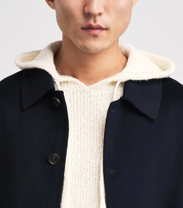 Commas Cotton Knit Hoodie