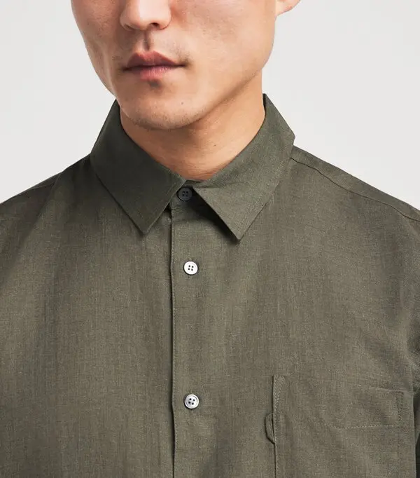 Derek Rose Linen Monaco Shirt