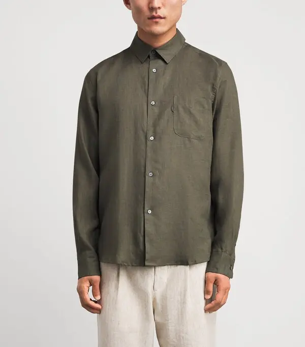 Derek Rose Linen Monaco Shirt