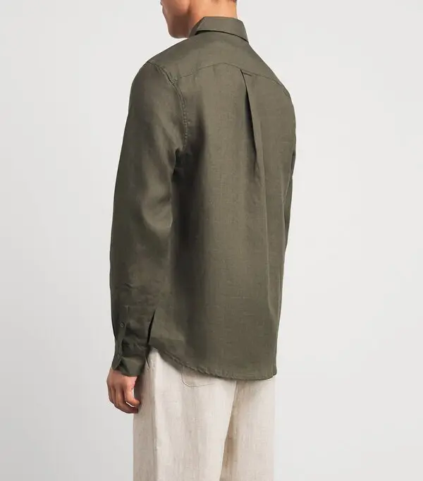 Derek Rose Linen Monaco Shirt