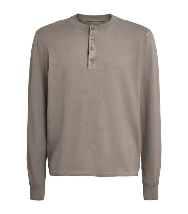Rag & Bone Supima Cotton Henley T-shirt