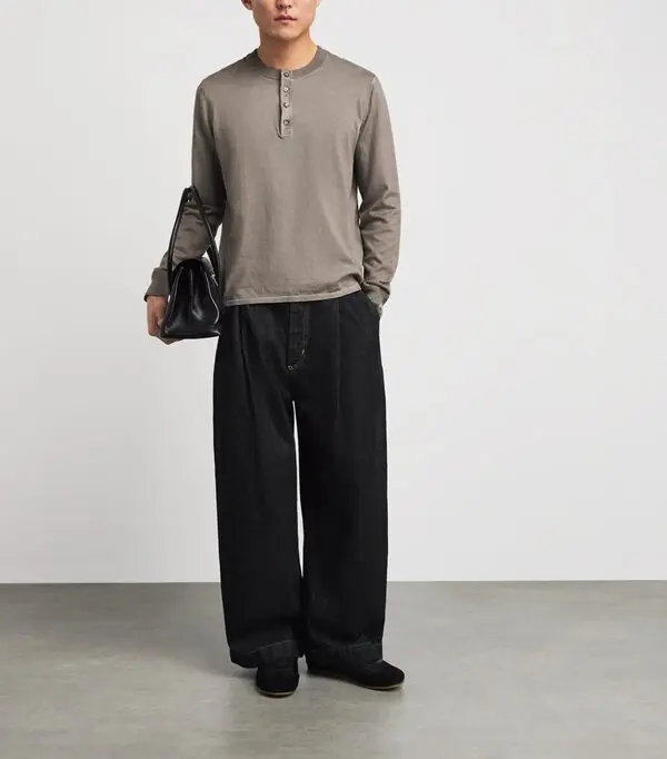 Rag & Bone Supima Cotton Henley T-shirt