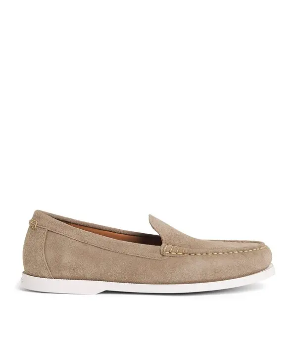 Polo Ralph Lauren Suede Melton Loafers - Beige
