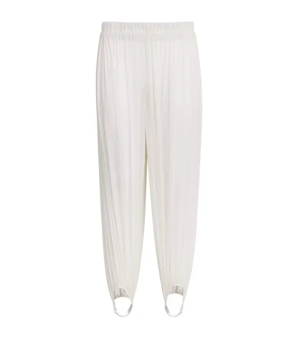 Alaïa Silk-blend Pleated Tension Trousers