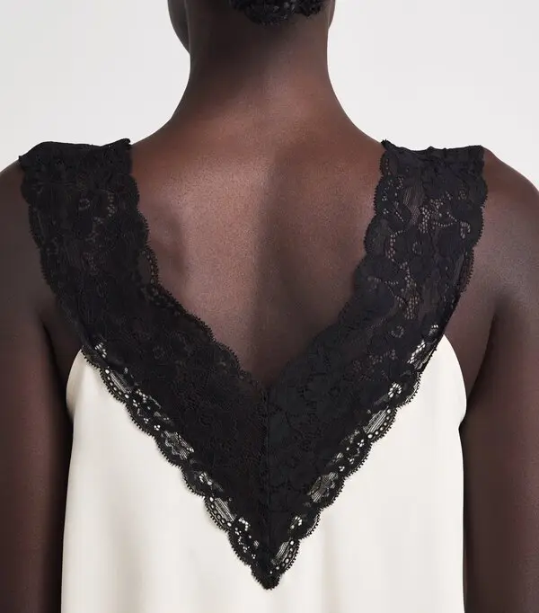 Stylein Lace-trim Miette Blouse - Ivory