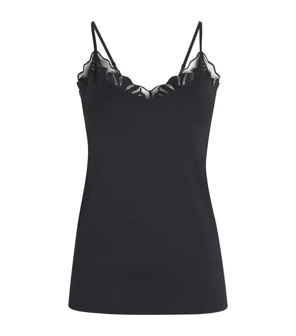 Falke Lace-trim Camisole - Black