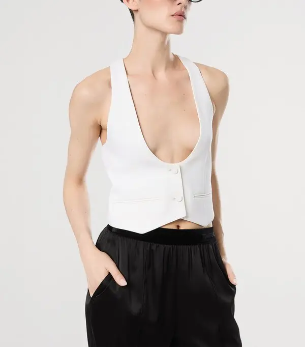 TOM FORD Virgin Wool Tuxedo Waistcoat