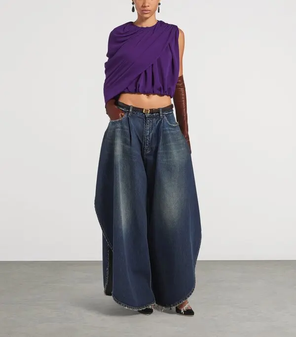 Balenciaga Oversized Distressed Jeans