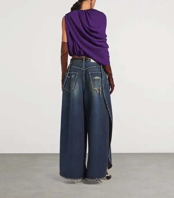 Balenciaga Oversized Distressed Jeans