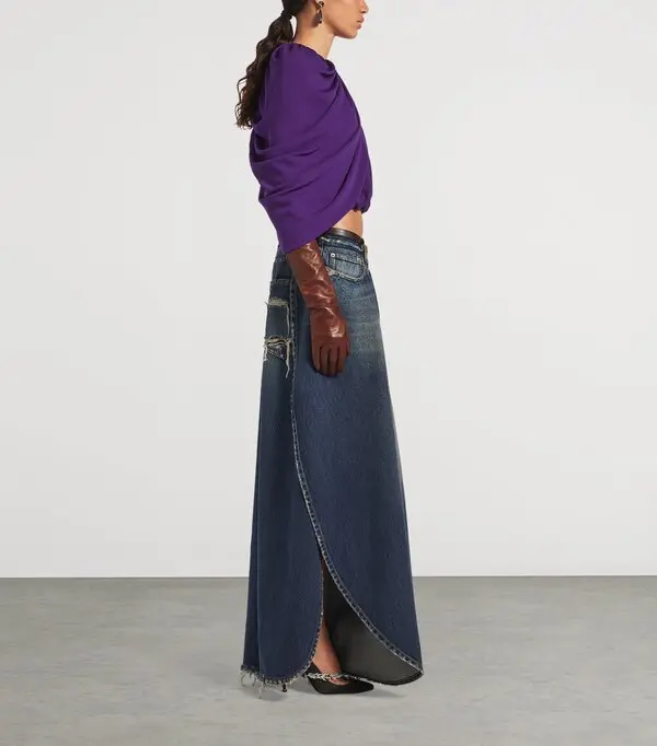 Balenciaga Oversized Distressed Jeans