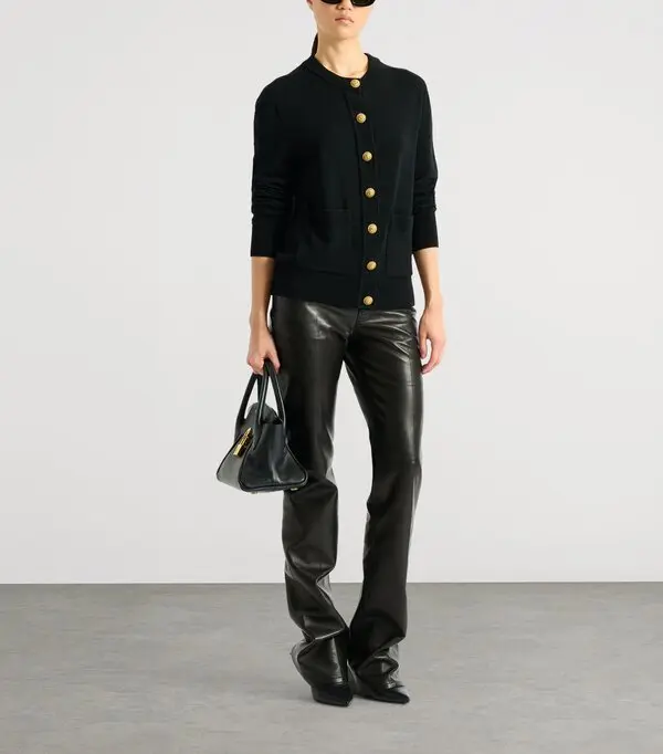 Balmain Merino Wool Cardigan