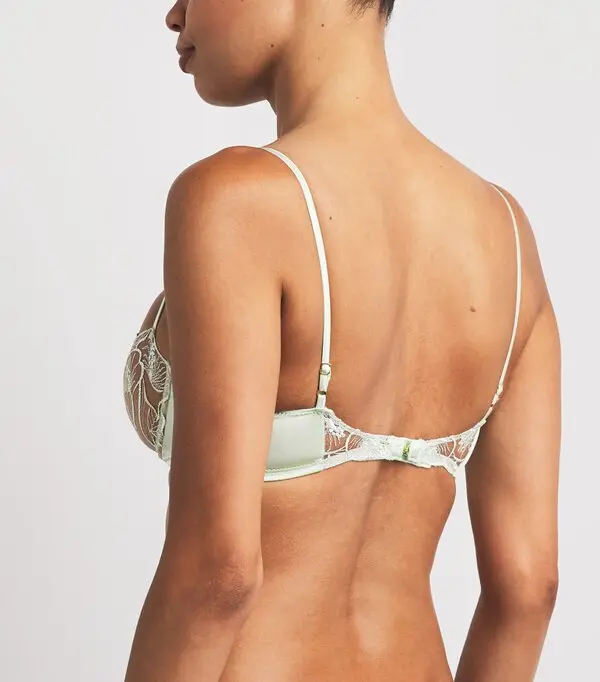 Kiki De Montparnasse Lace Calla Lily Balconette Bra