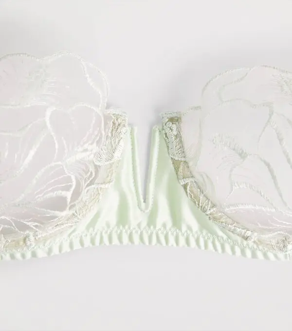 Kiki De Montparnasse Lace Calla Lily Balconette Bra