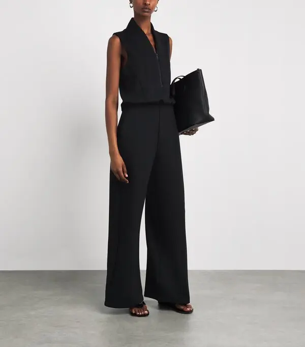 Spanx Airessentials Half-zip Jumpsuit