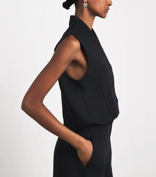 Spanx Airessentials Half-zip Jumpsuit