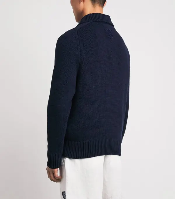 Rlx Ralph Lauren X Wimbledon Cotton Polo Sweater