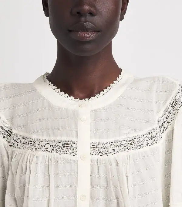 Paige Cotton Embroidered Pasadena Blouse